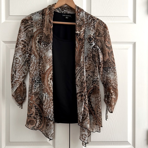 Sara Michelle | Tops | Sara Michelle Womens Top Floral And Animal Print ...